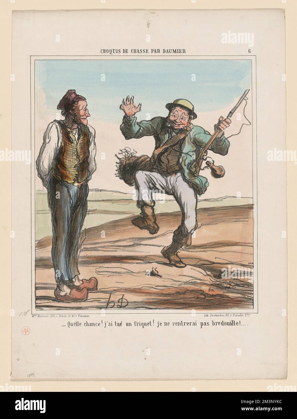 Quelle chance! j'ai tué un friquet!.... Honoré Daumier (1808-1879 ...