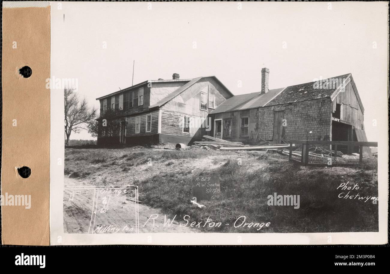 R. W. Sexton, house, barn, Orange, Mass., May 17, 1928 : Parcel no. 629 ...