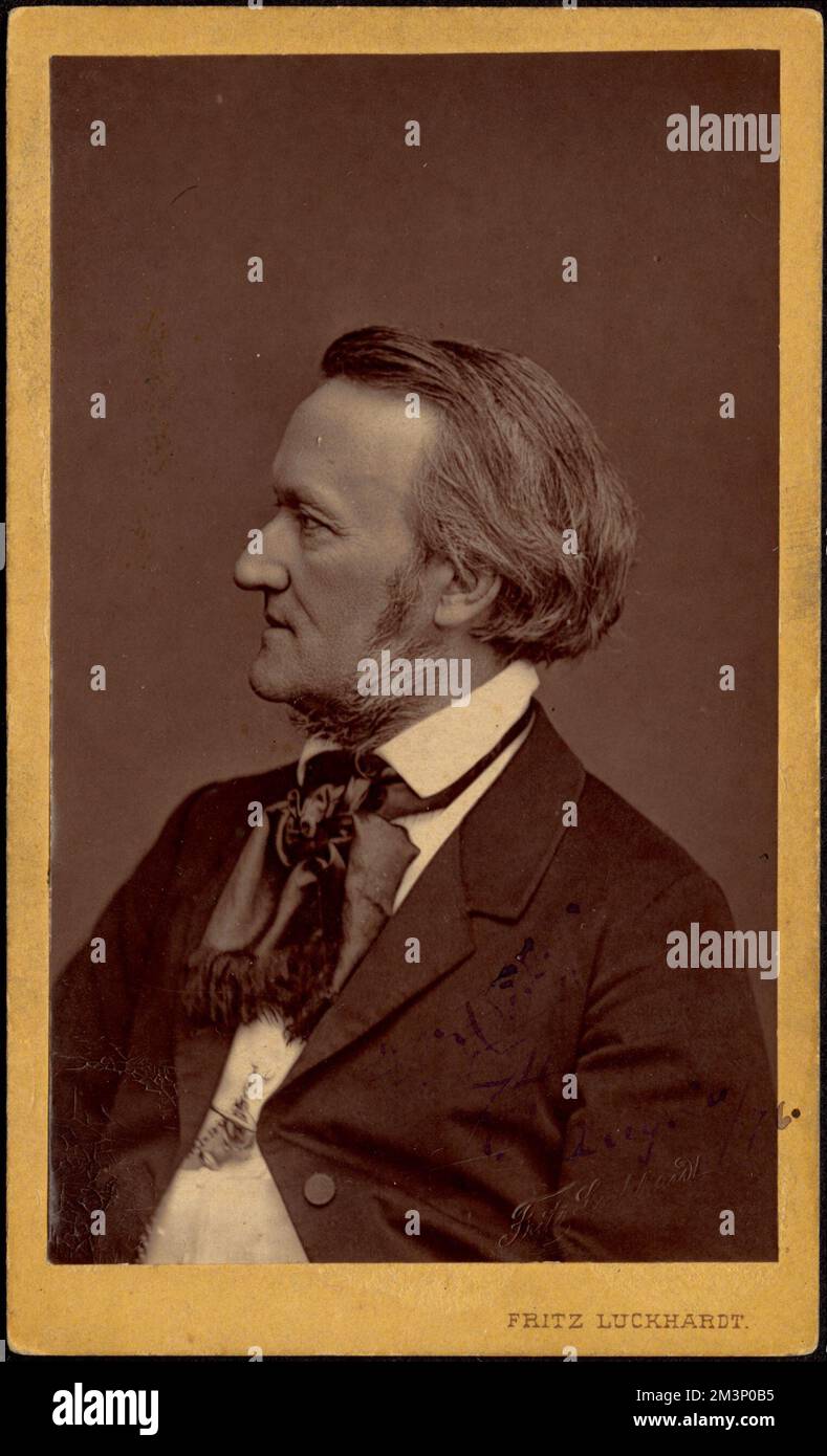 R. Wagner , Composers, Wagner, Richard, 1813-1883, Carte de Visite ...