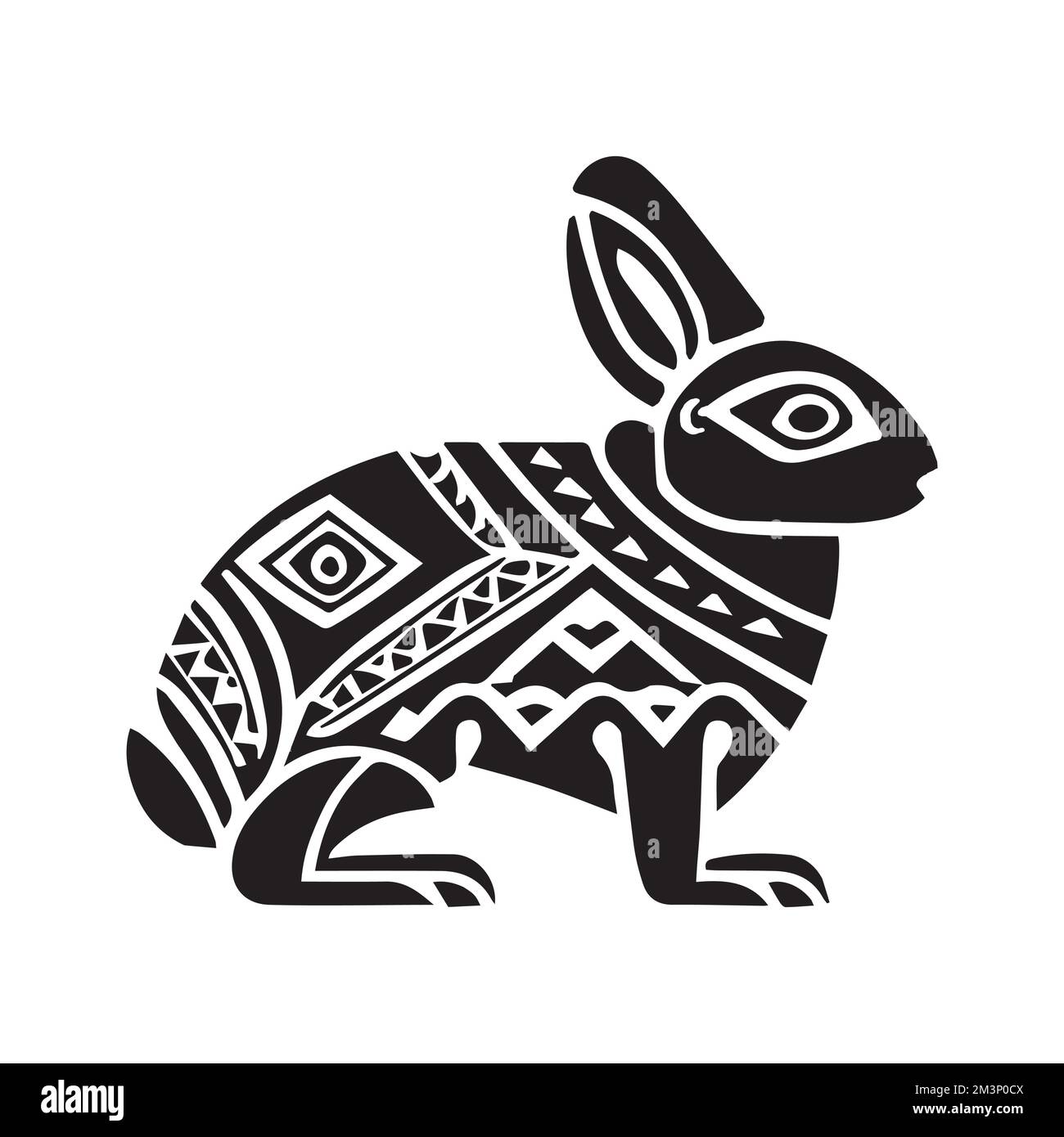 Spring easter rabbit vector illustration. Pet bunny cartoon pet Stock ...