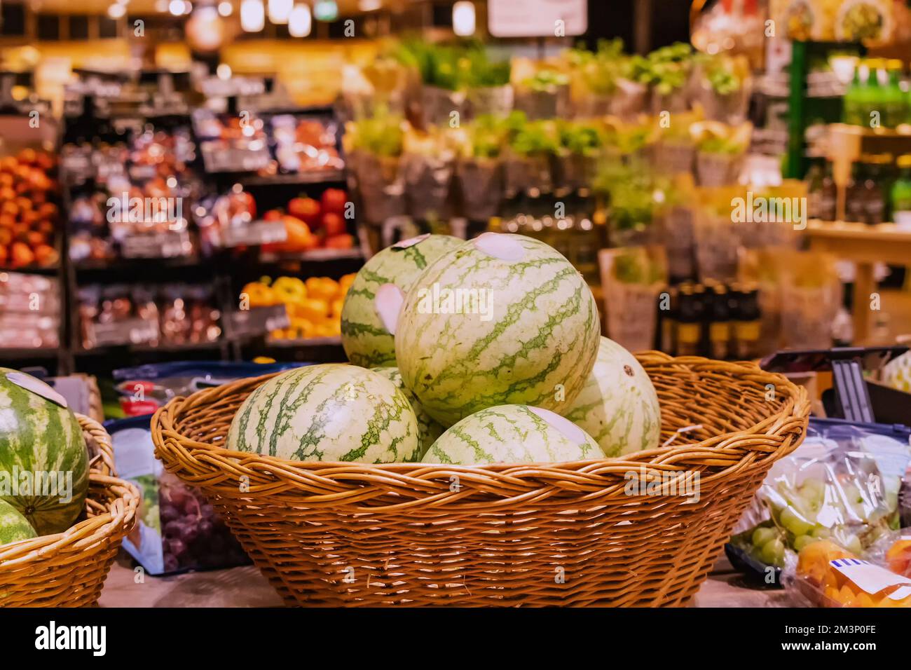 Watermelon sale farm in hi-res stock photography and images - Alamy