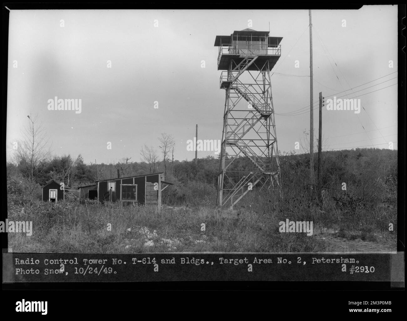Radio Control Tower No. T-614 and buildings, Target Area No. 2 ...
