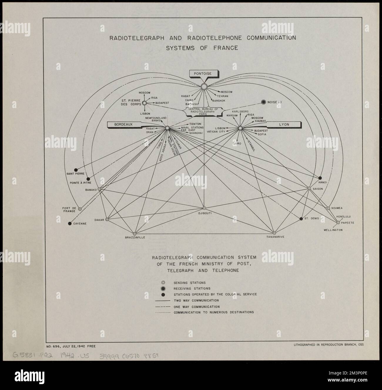 Radiotelegraph and radiotelephone communication systems of France ...