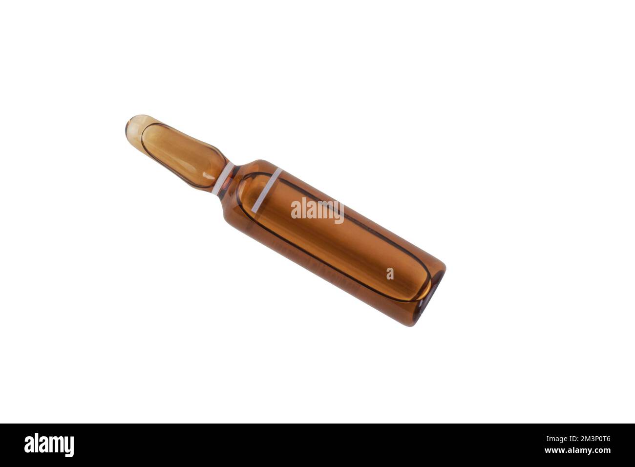 Glass medical ampoule with solution isolated on white background Stock ...