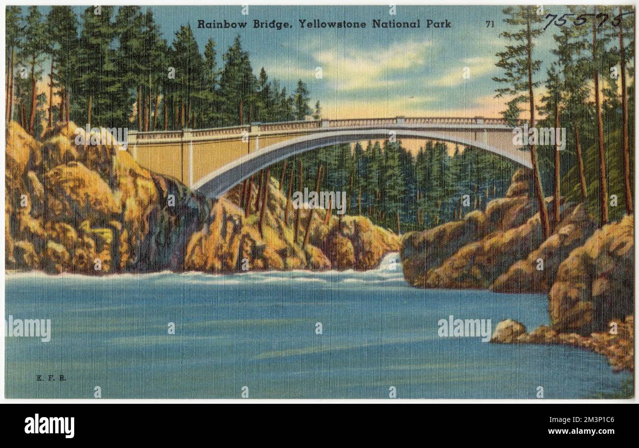 Rainbow Bridge, Yellowstone National Park , Bridges, Rivers, Tichnor ...