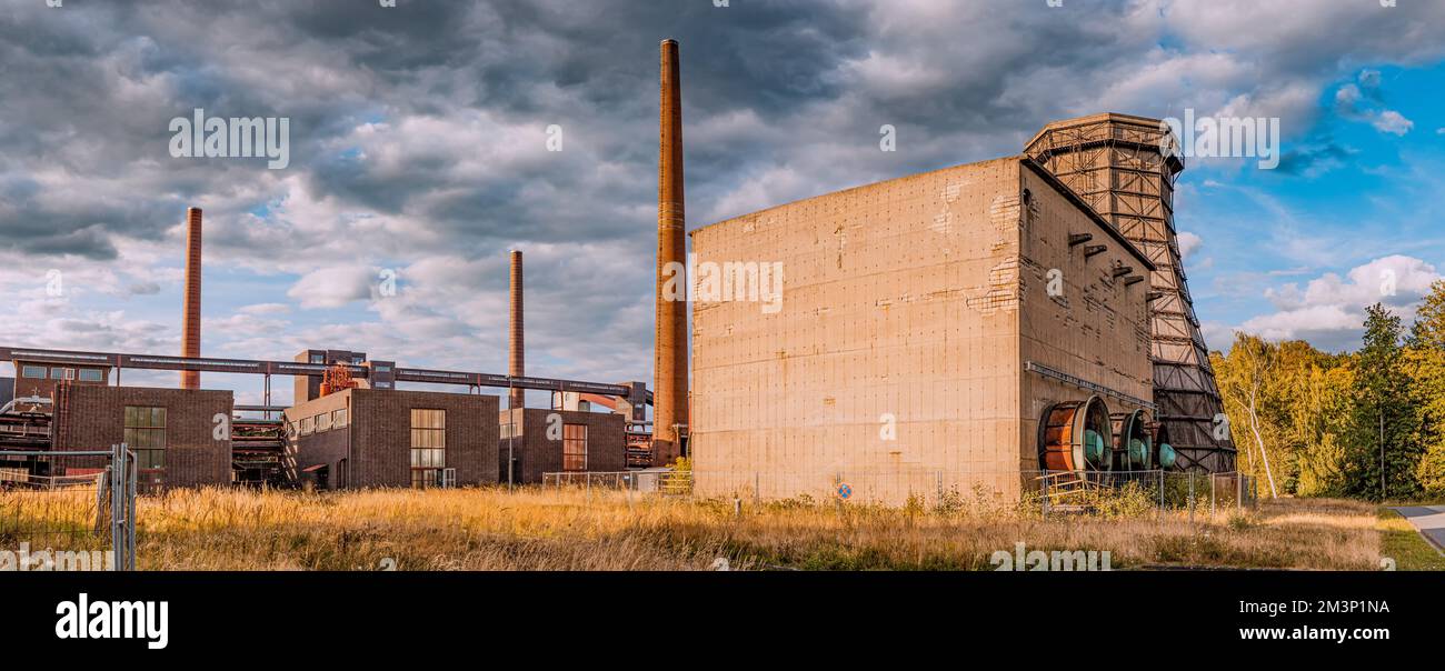 Unesco memorial renovated factory complex with mines, coking of coal in ...