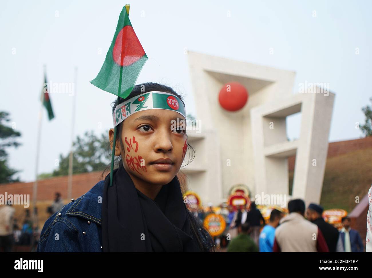 Sylhet, Sylhet, Bangladesh. 16th Dec, 2022. A girl on the occasion of ...