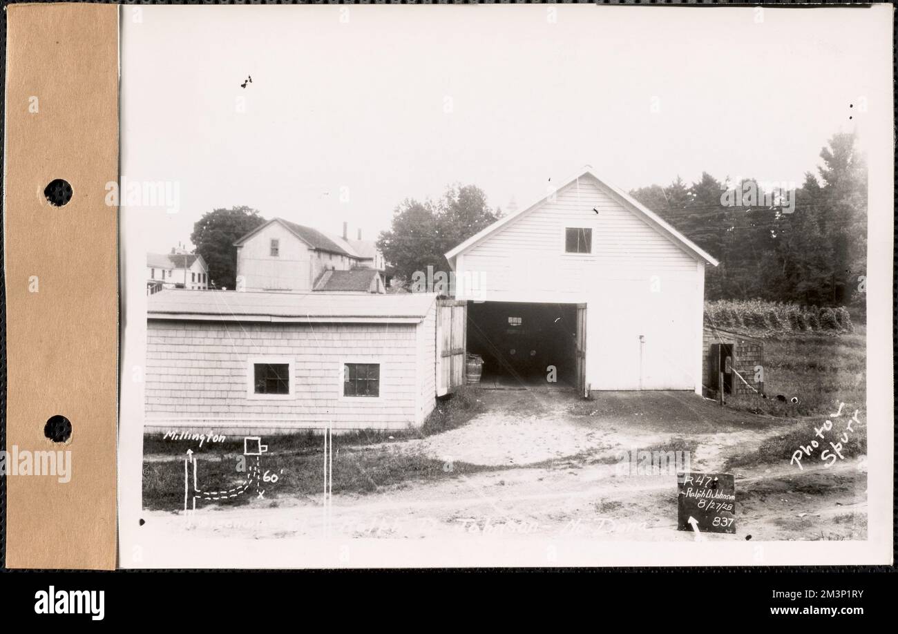 Ralph D. Johnson, garage, henhouse, North Dana, Dana, Mass., Aug. 27 ...