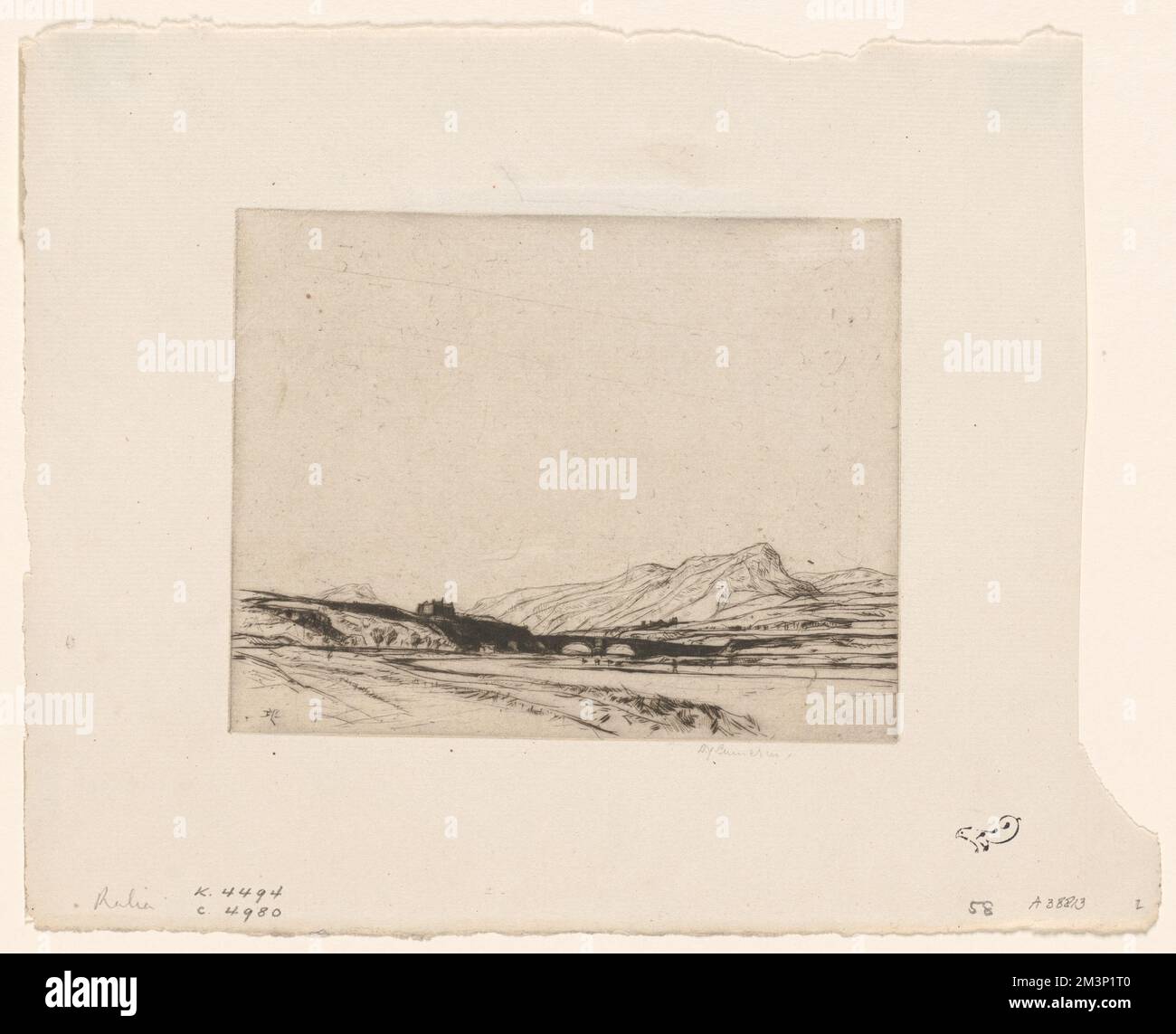 Ralia , Mountains, Bodies of water. Sir David Young Cameron (1865-1945 ...