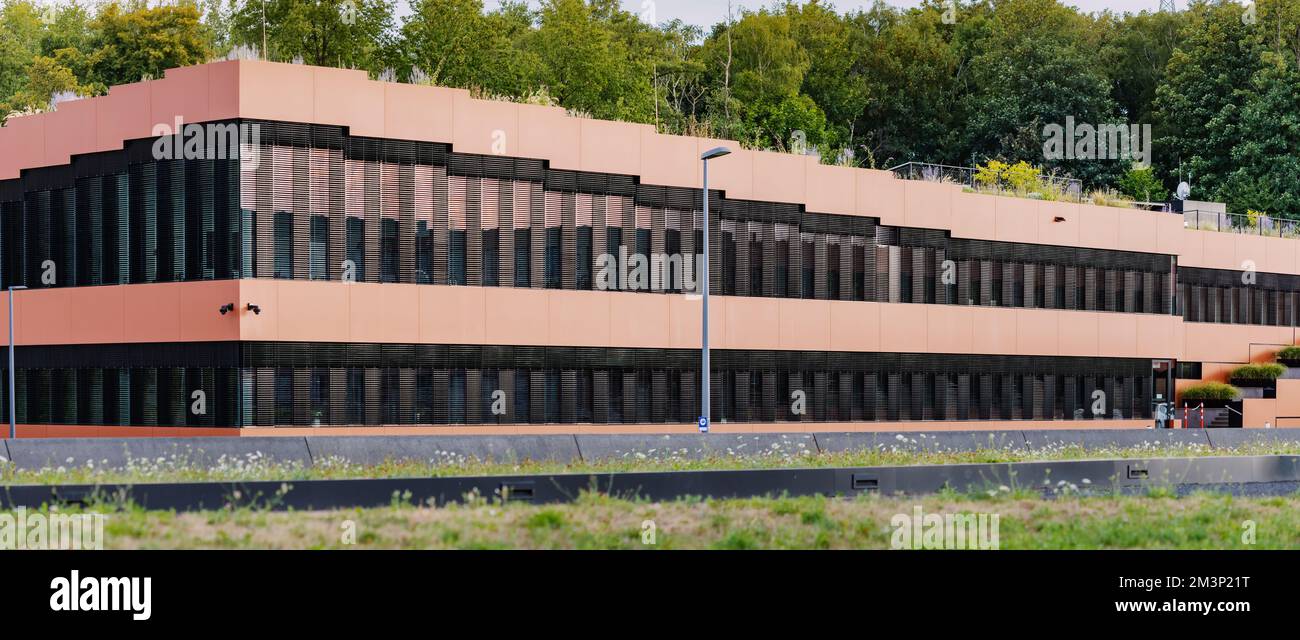 27 July 2022, Essen, Germany: Unusual modern architecture of the ...