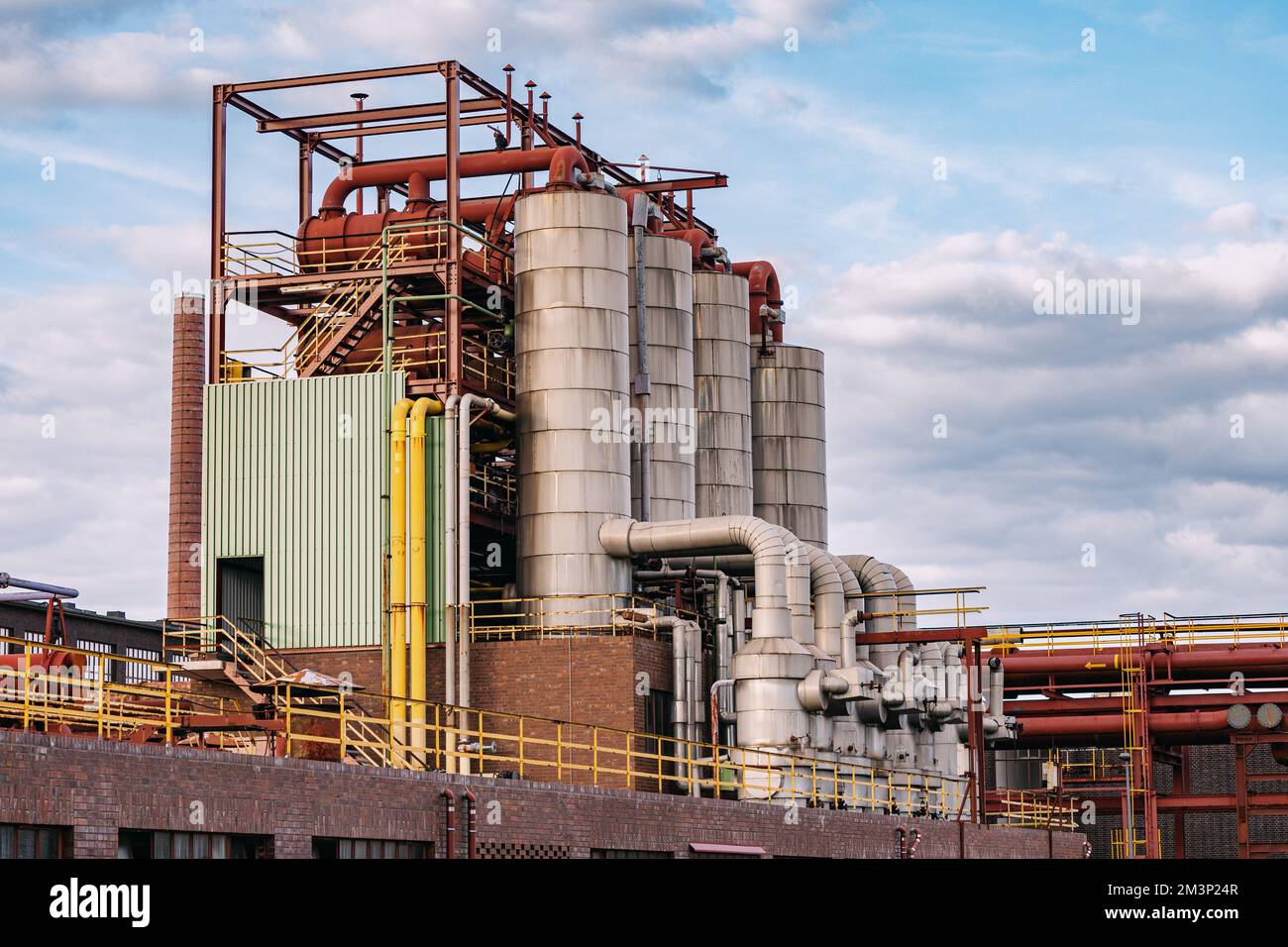 Unesco memorial renovated factory complex with mines, coking of coal in ...
