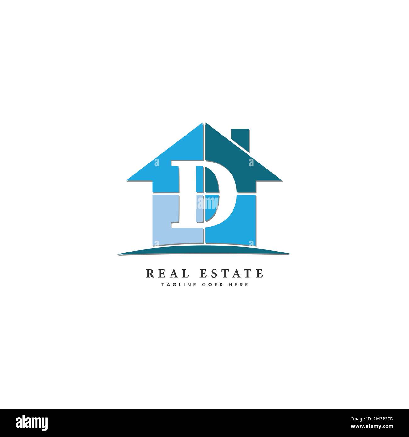 D shape logo hi-res stock photography and images - Alamy