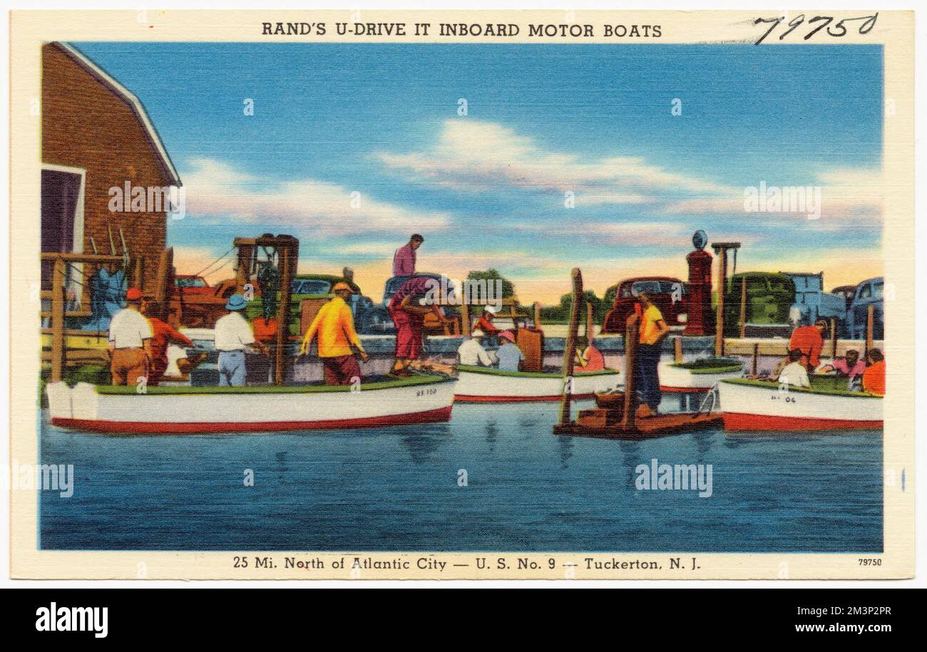 Rand's U-Drive-It inboard motor boats, 25 mi. north of Atlantic City ...