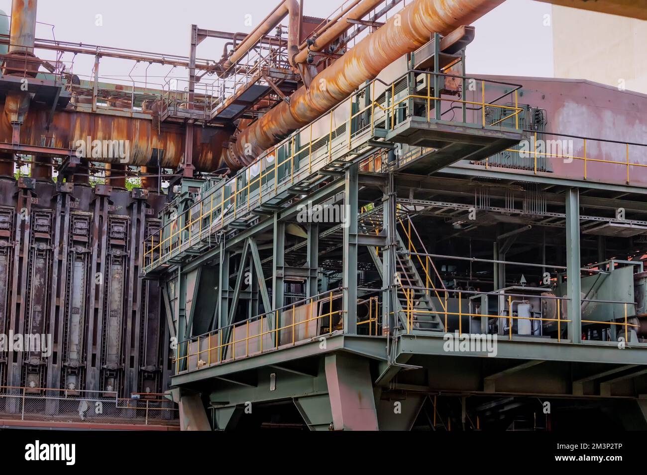 Unesco memorial renovated factory complex with mines, coking of coal in ...