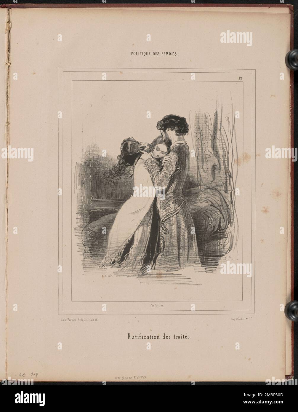 Ratification des traités ,. Paul Gavarni (1804-1866). Lithographs and ...