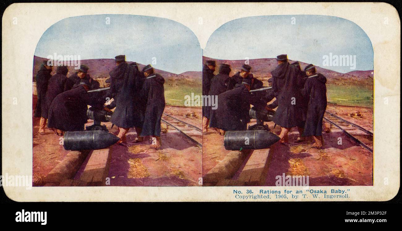Rations for an 'Osaka baby' , Shells Ammunition, Soldiers, Russo ...