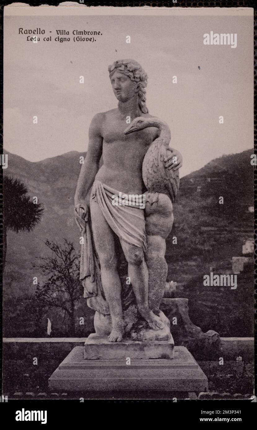 Ravello - Villa Cimbrone. Leda col cigno (Giove) , Sculpture, Goddesses ...