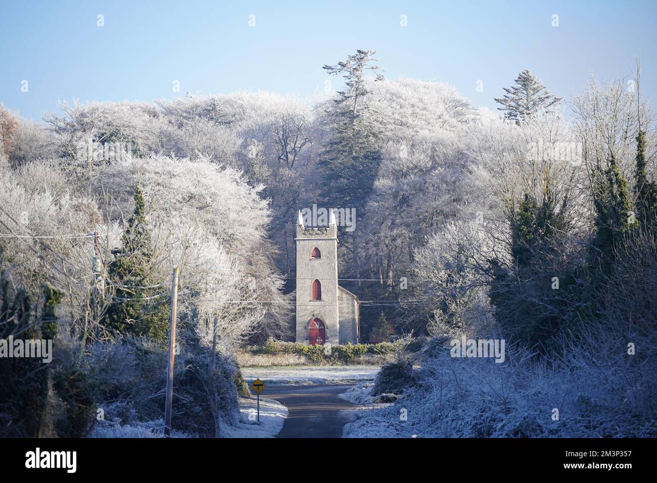 Curraclone Church nestled in Curraclone Woods in Stradbally in Co Laois ...