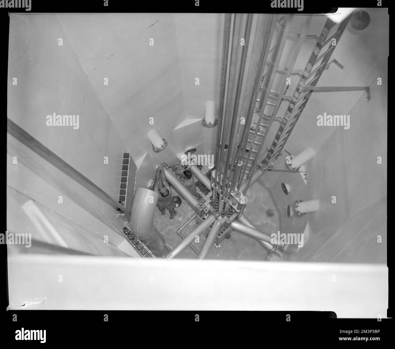 Reactor, beam tube extension being installed , Armories, Ordnance ...