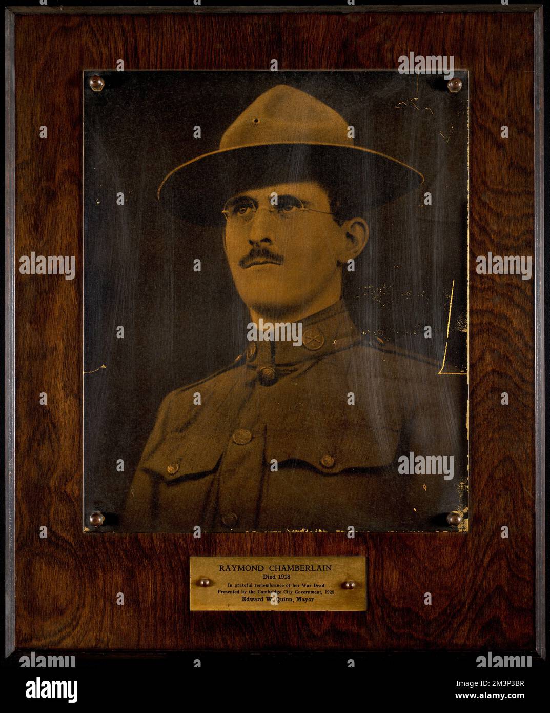 Raymond Chamberlain, died 1918 , Soldiers, World War, 1914-1918 Stock ...