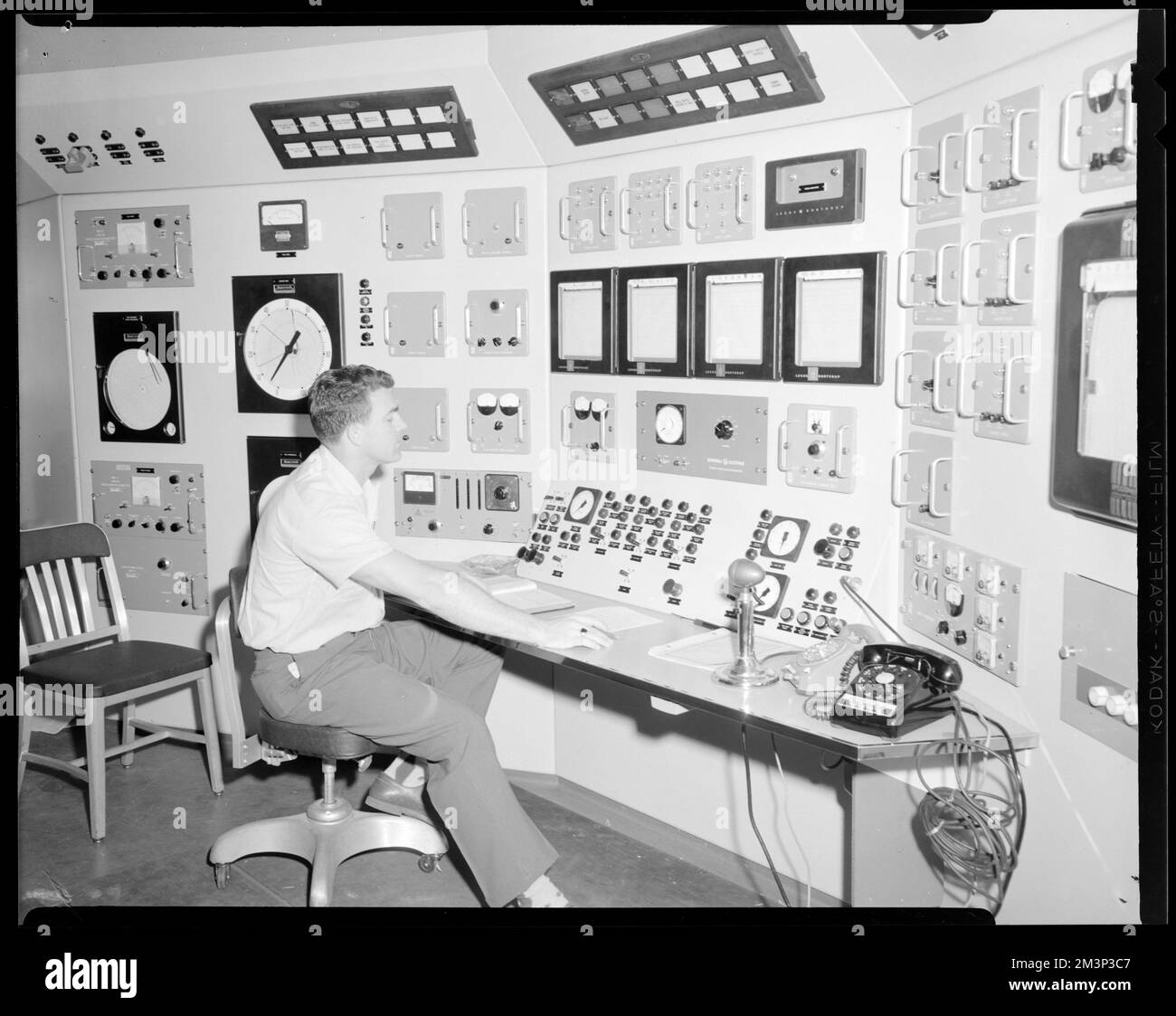 Control rooms Black and White Stock Photos & Images - Alamy