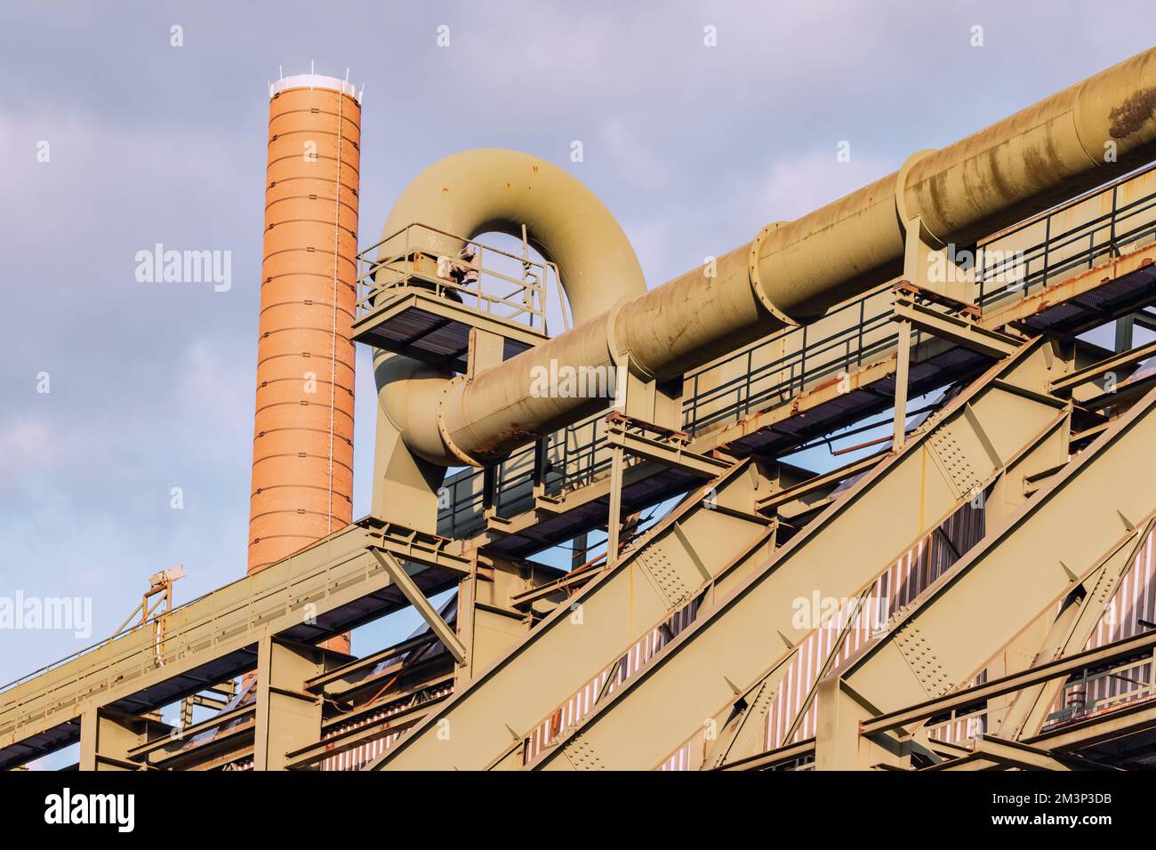 Unesco memorial renovated factory complex with mines, coking of coal in ...