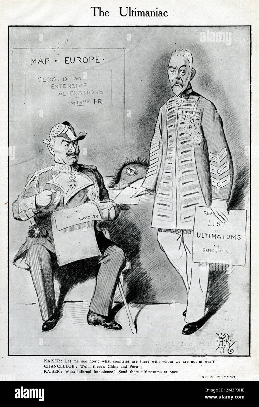 Cartoon, The Ultimaniac Stock Photo - Alamy