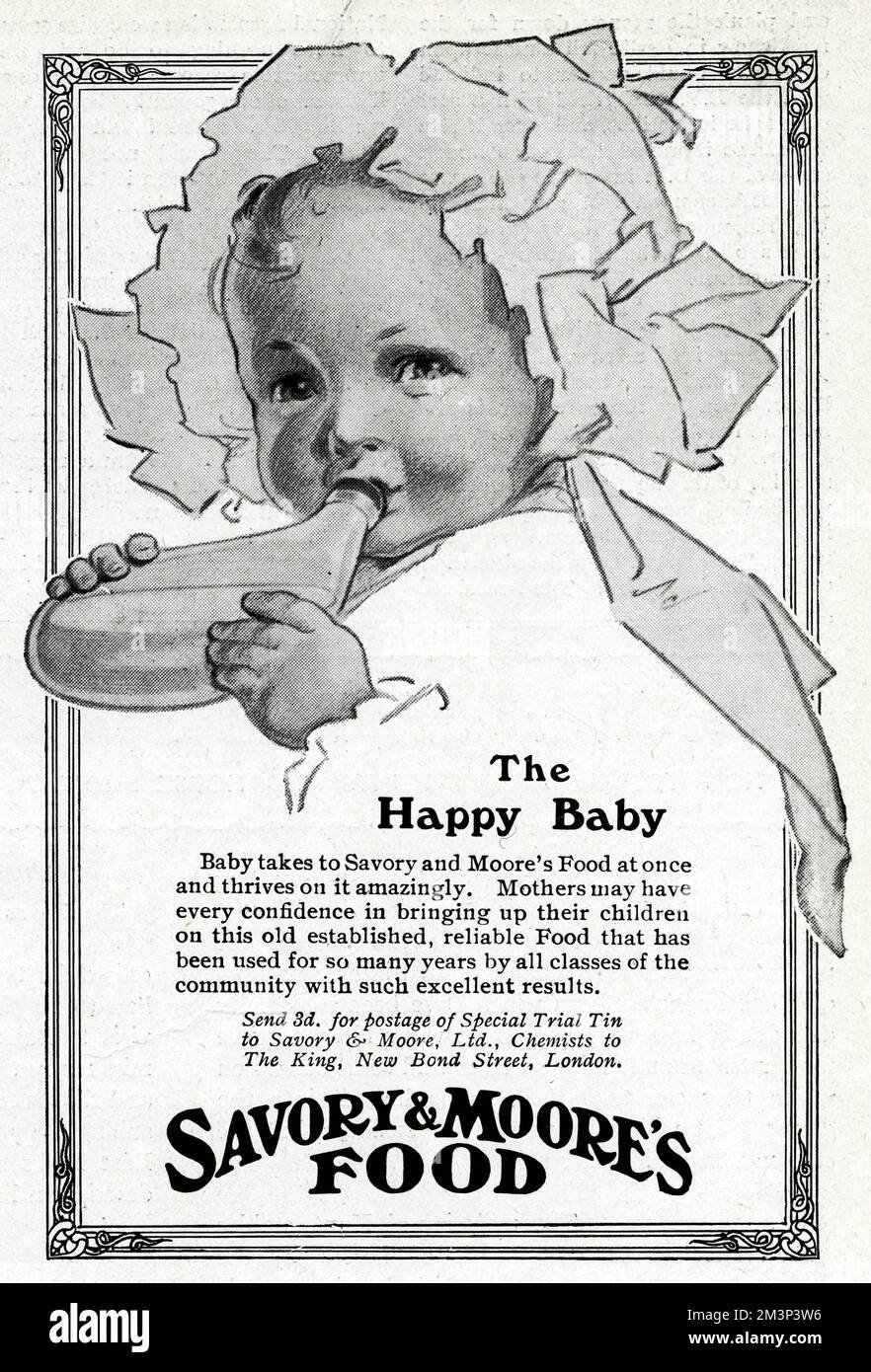 Baby food advertisement hi-res stock photography and images - Alamy