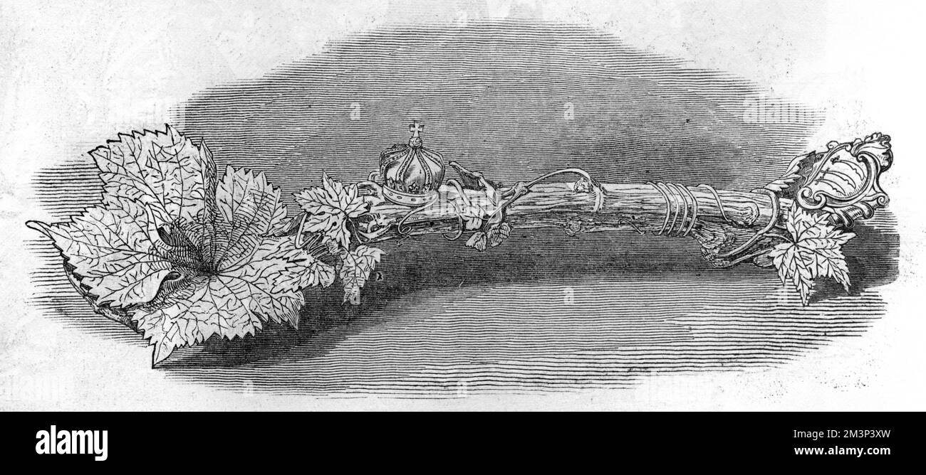 The foundation stone of the Middlesex Pauper Lunatic Asylum Stock Photo ...