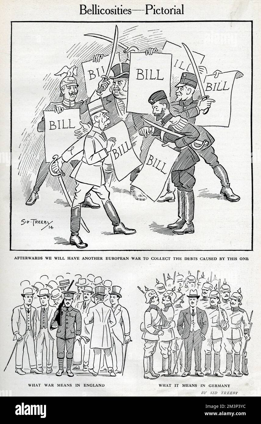 First world war wwi germany cartoon hi-res stock photography and images ...