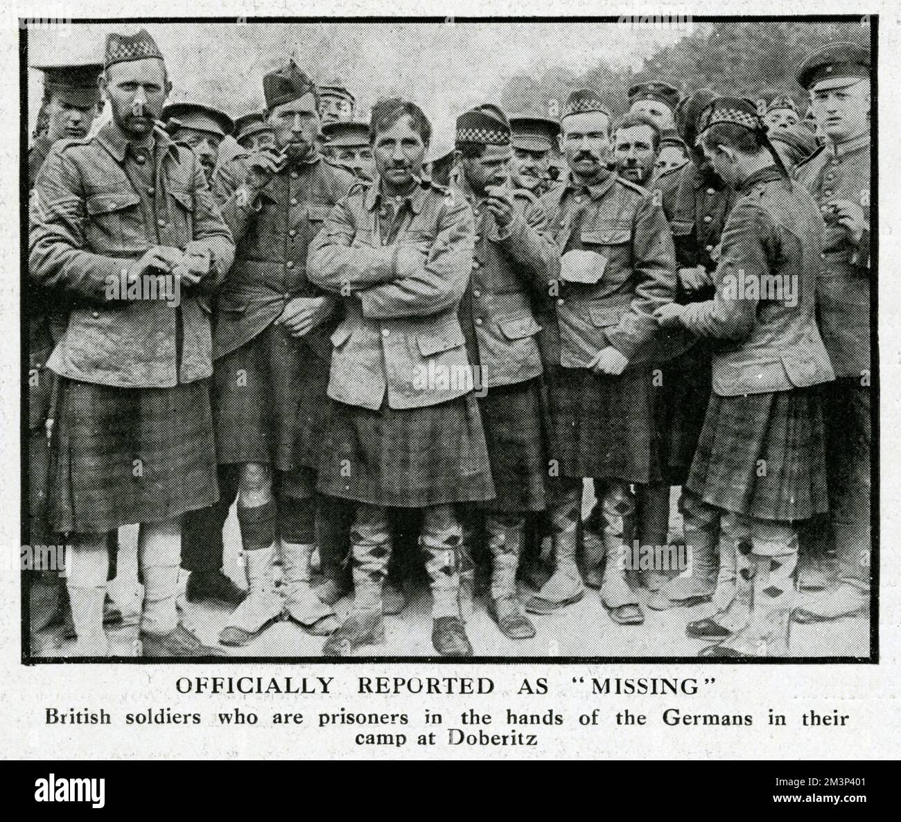 Allied soldiers in Doberitz POW camp, Germany, WW1 Stock Photo - Alamy