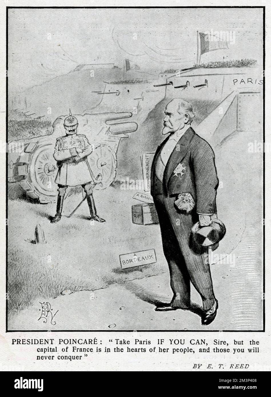 Cartoon showing kaiser wilhelm ii hi-res stock photography and images ...