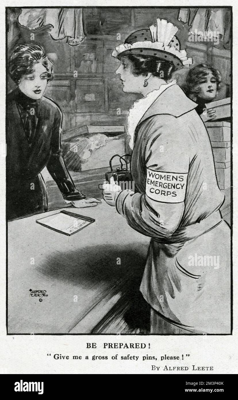 Womens emergency corps ww1 hi-res stock photography and images - Alamy