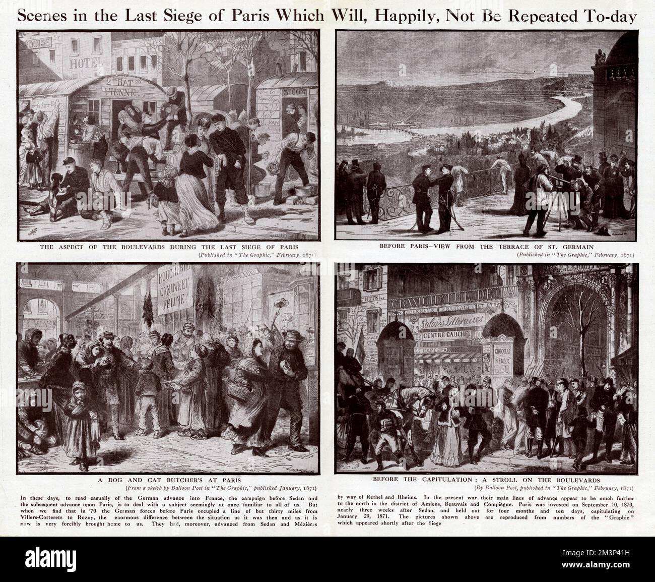 Parisian siege hi-res stock photography and images - Alamy