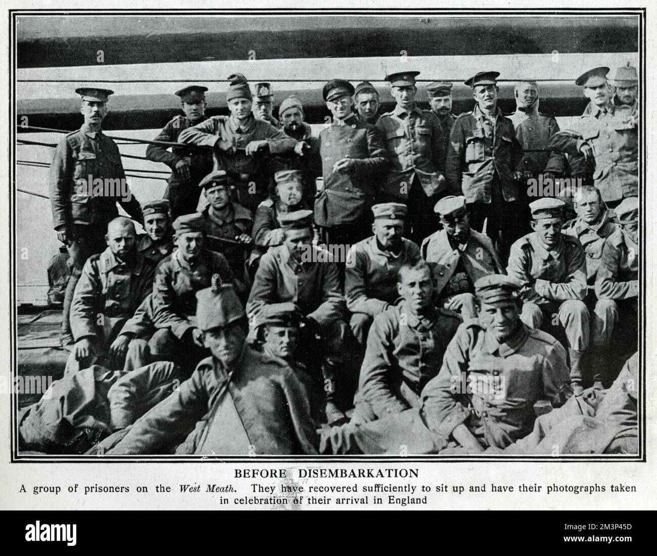 World war one prisoner of war group hi-res stock photography and images ...