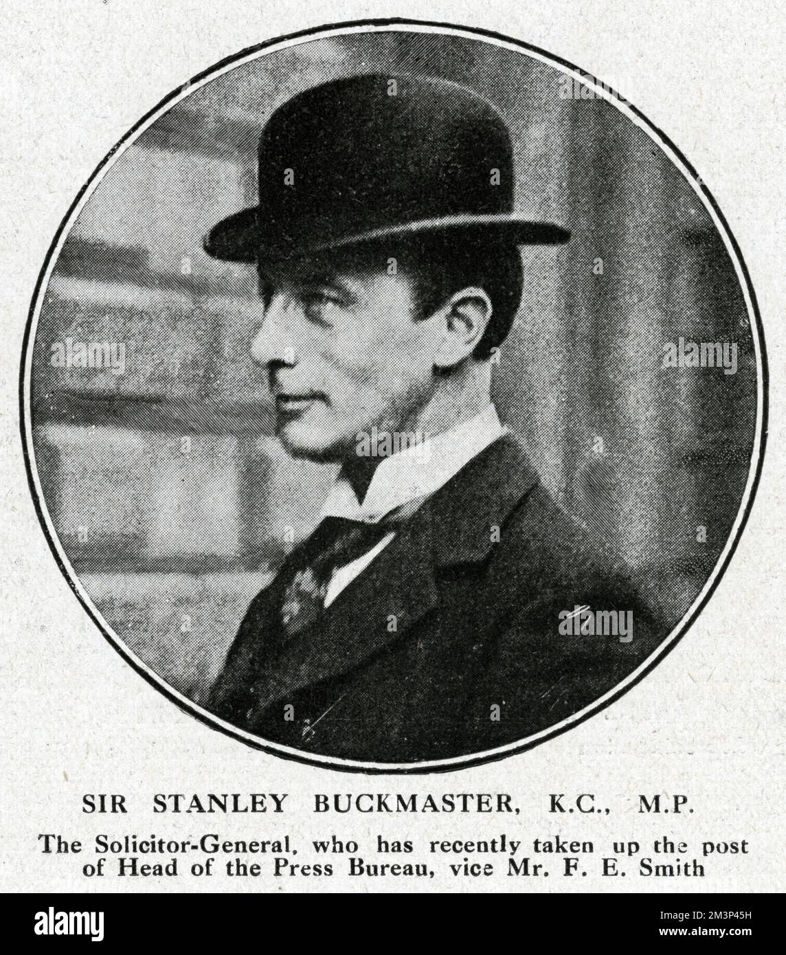 Stanley Owen Buckmaster, 1st Viscount Buckmaster (1861-1934), British ...