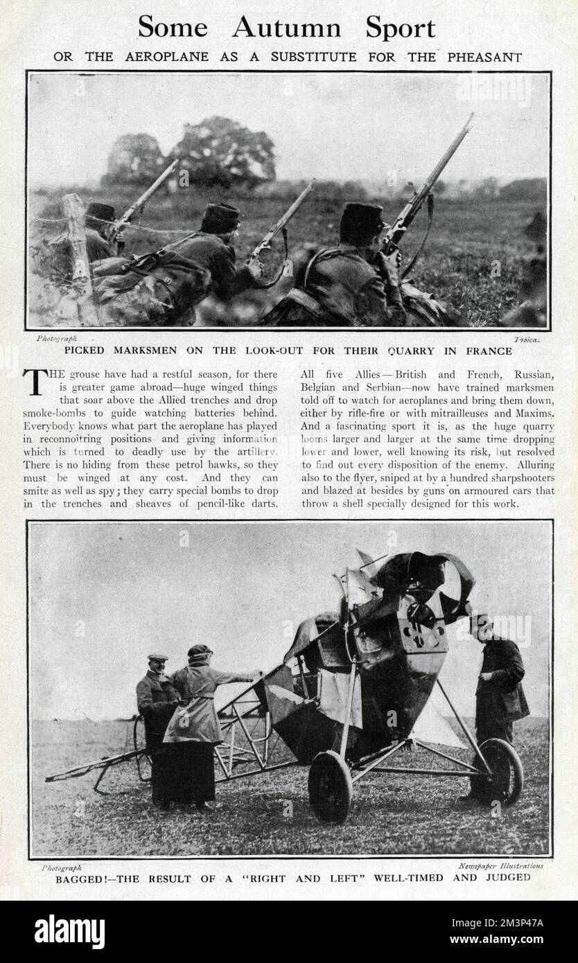 Flight damaged ww1 aircraft hi-res stock photography and images - Alamy