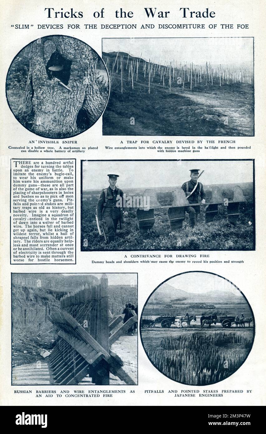 Some of the devices used by the Allied Forces during the First World ...