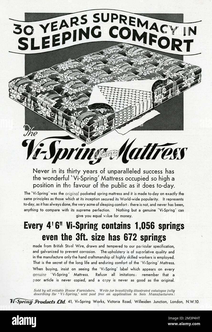 Mattress advertisement hi-res stock photography and images - Alamy