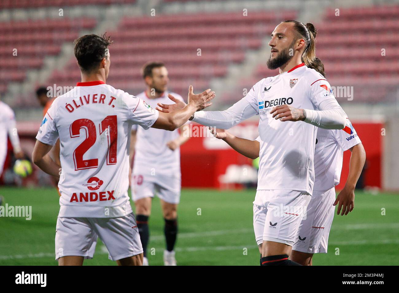Seville, Spain. 15th Dec, 2022. Nemanja Gudelj (6) of Sevilla FC seen ...