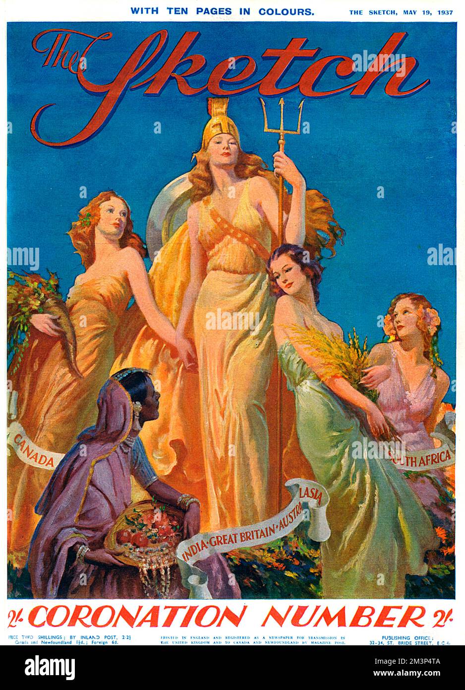 The Sketch Coronation Number, 1937 Stock Photo - Alamy