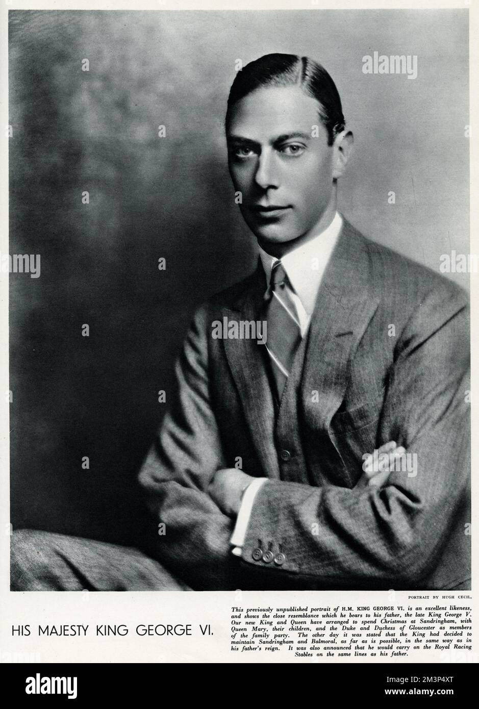King George VI Stock Photo - Alamy