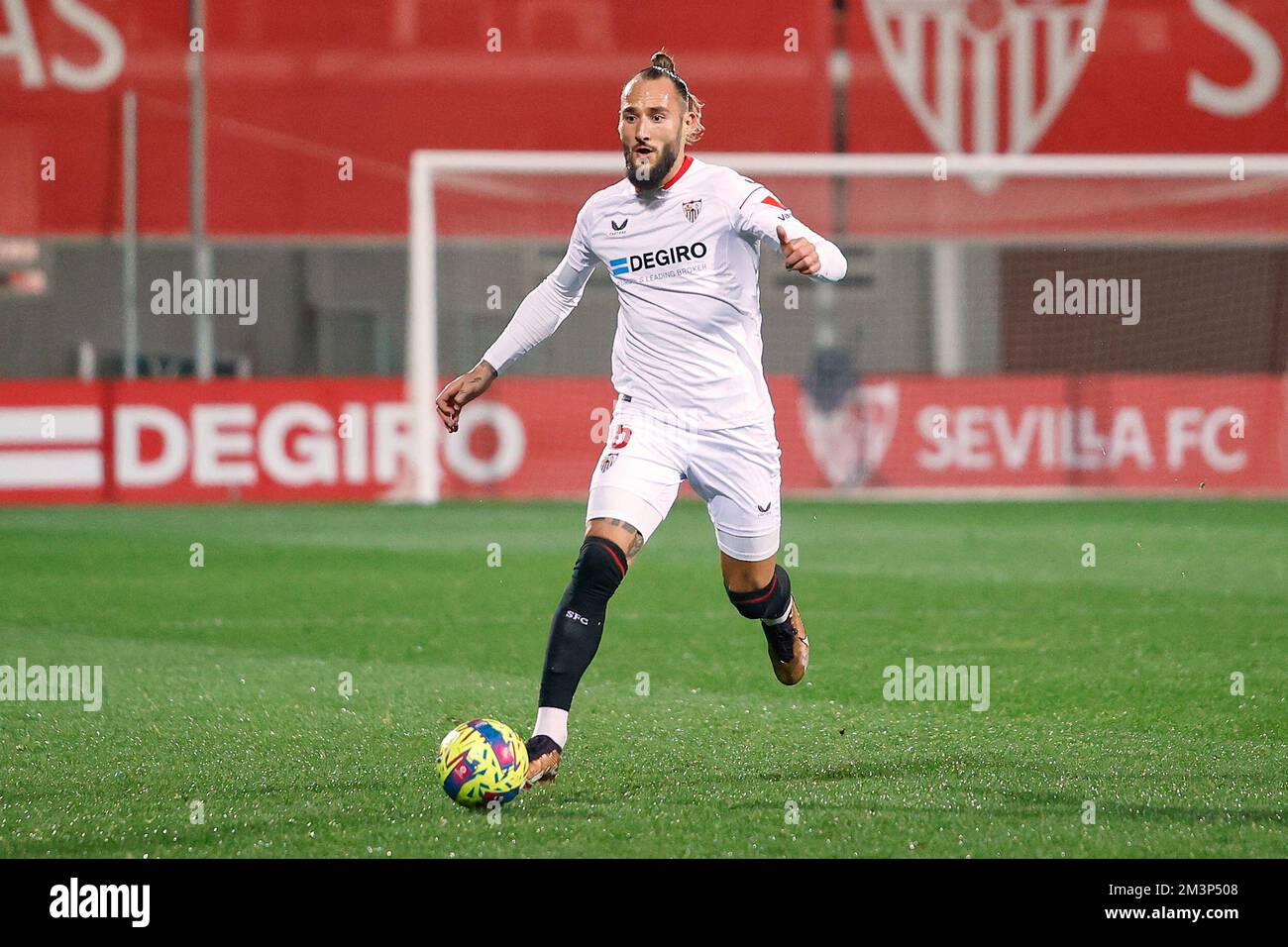 Seville, Spain. 15th Dec, 2022. Nemanja Gudelj (6) of Sevilla FC seen ...