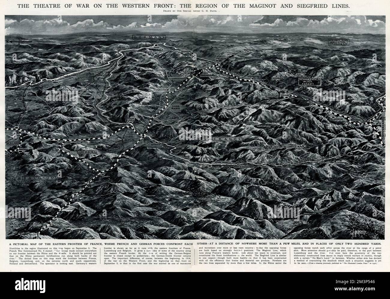 Siegfried line map hi-res stock photography and images - Alamy