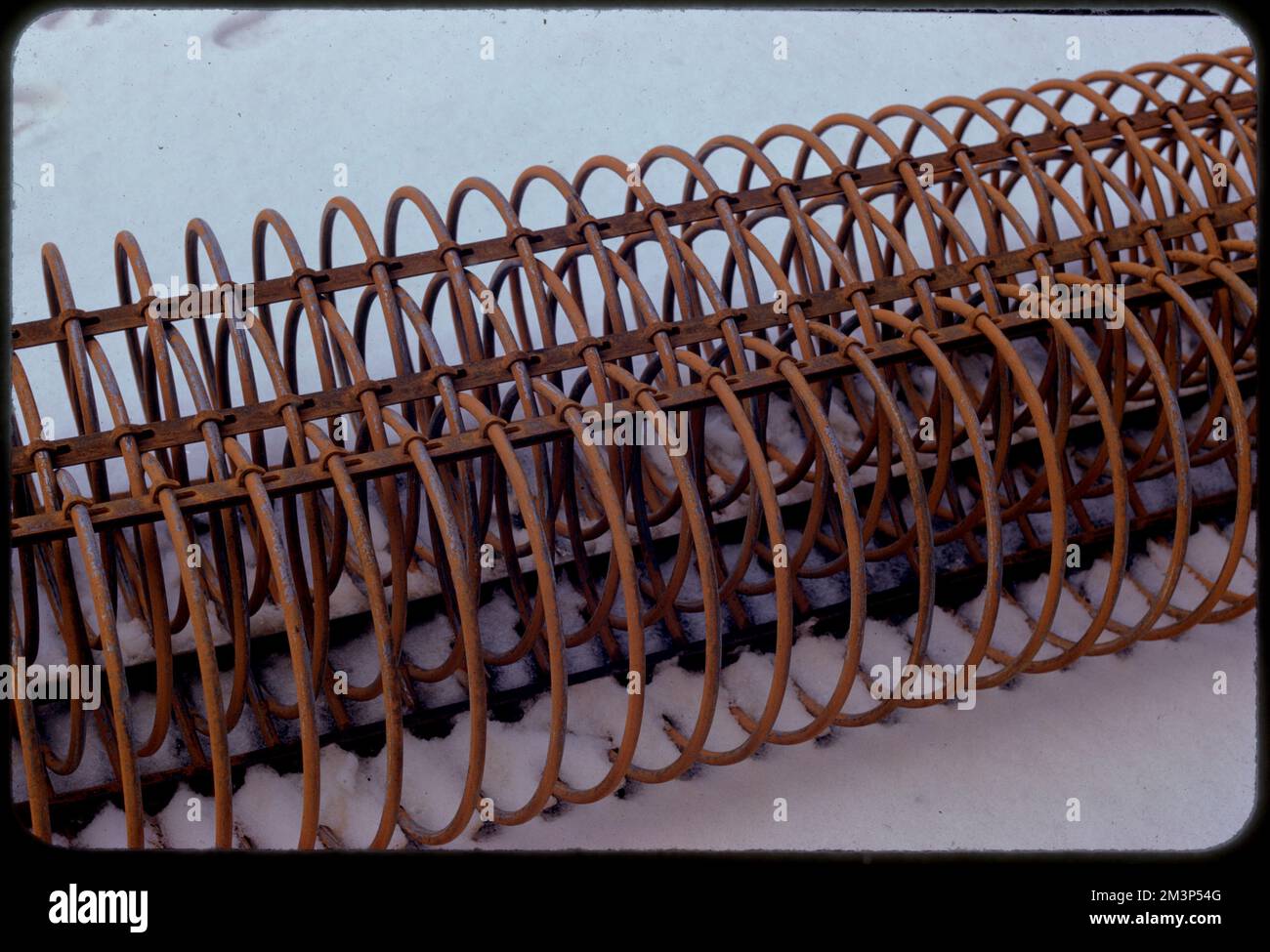 Rebar rings , Reinforcing bars. Edmund L. Mitchell Collection Stock ...