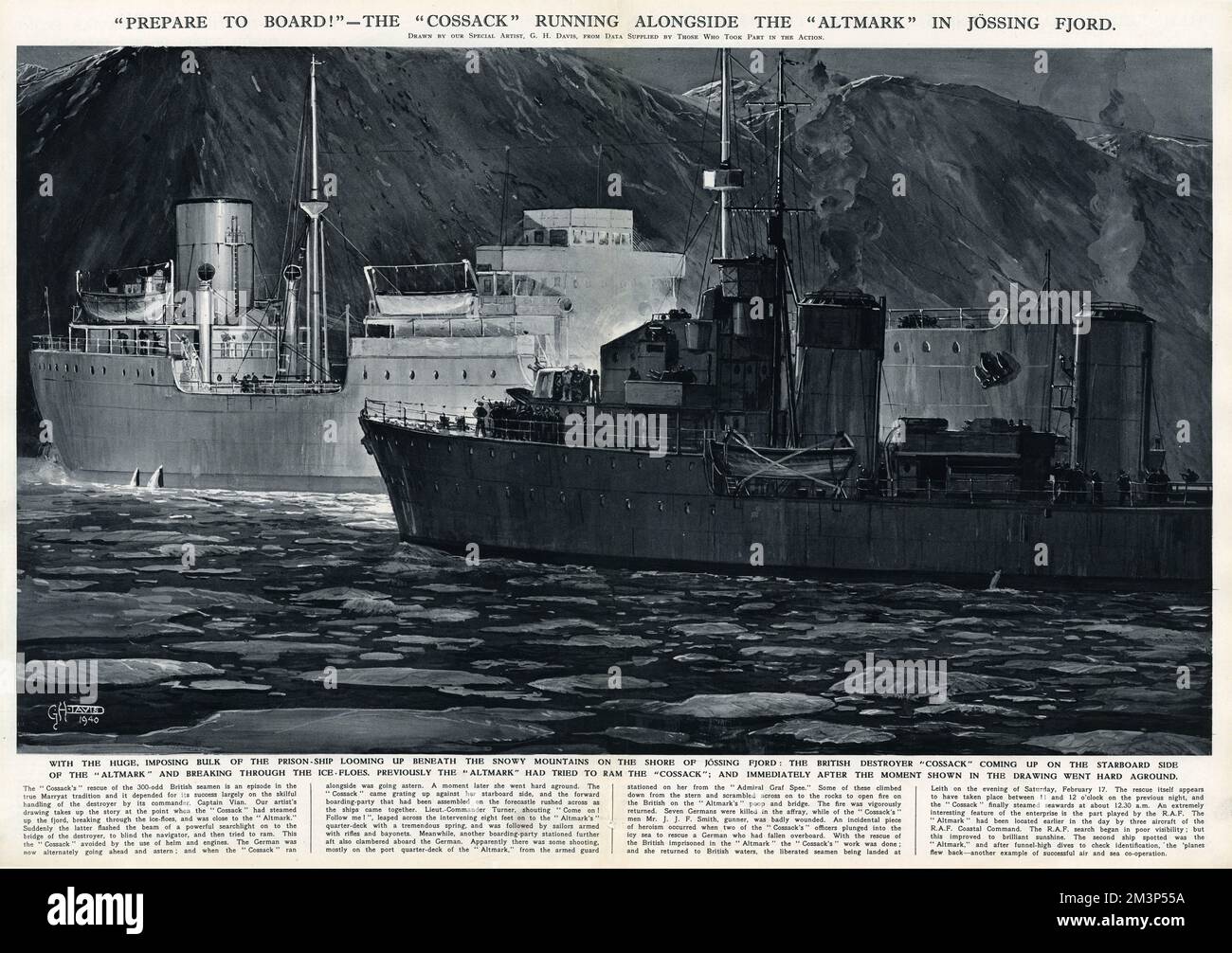 Ice ship british ww2 hi-res stock photography and images - Alamy