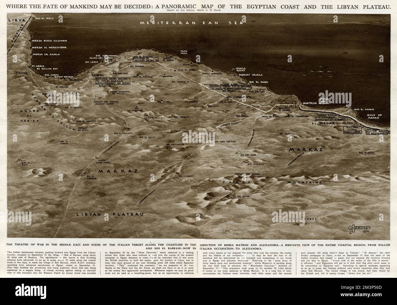 Egypt north africa map ww2 hi-res stock photography and images - Alamy