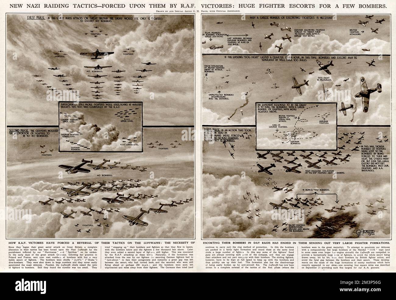 New German air raid tactics during the Second World War, forced upon ...