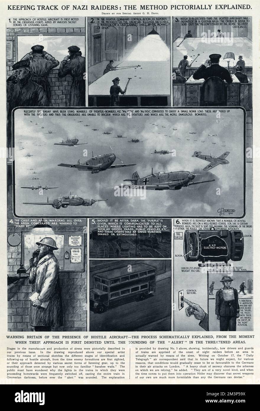 1940 air raid siren hi-res stock photography and images - Alamy