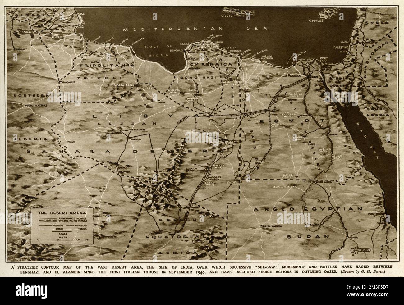 Wwii map africa hi-res stock photography and images - Alamy